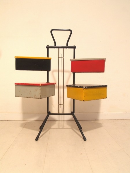 Pastoe naaidoos - sewing box in Rietveldkleuren. Pastoe - J.Teders ...